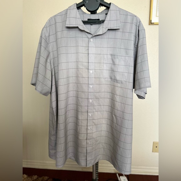 Synergy Organic Clothing | Shirts | 4xlt Synergy Grey Short Sleeve ...
